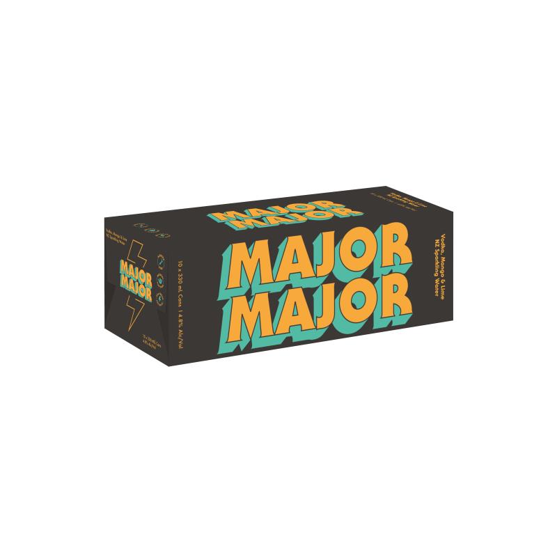 Major Major Mango & Lime 10 pack cans – Warehouse Liquor Store