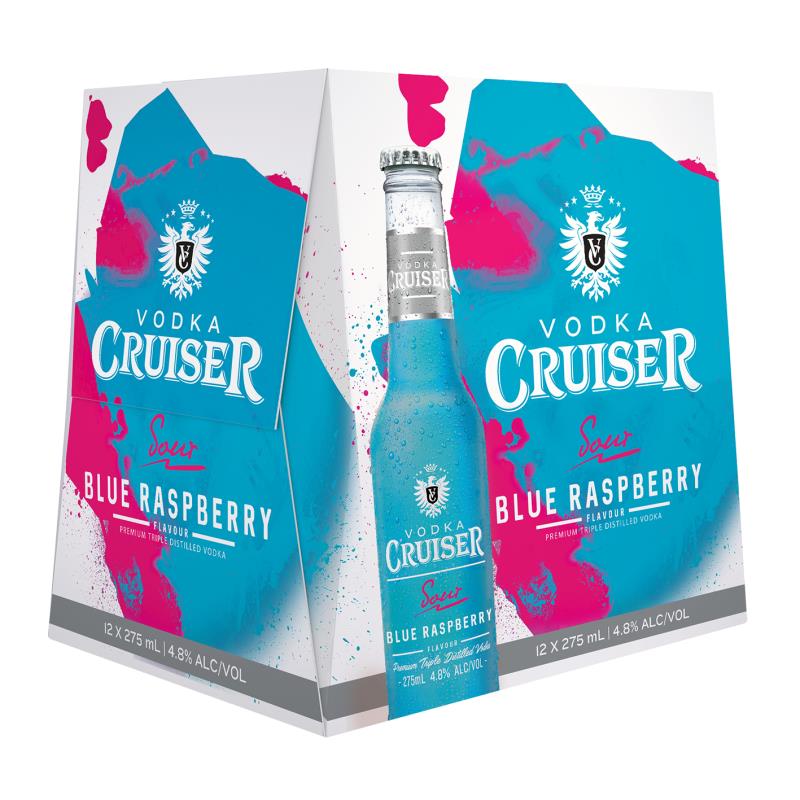 Cruiser Sour Blue Raspberry 12 bottles – Warehouse Liquor Store