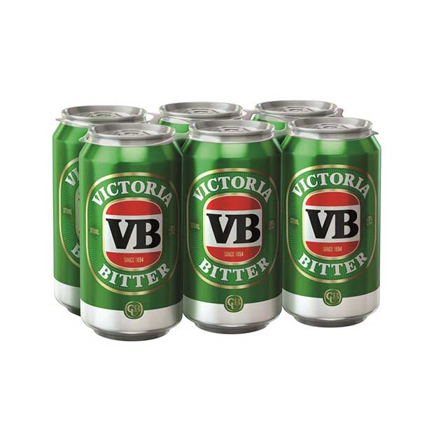 Victoria Bitter Can 6 pack – Warehouse Liquor Store