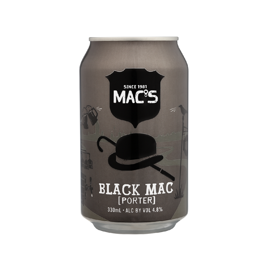 Mac's Black Mac 6 pack cans – Warehouse Liquor Store